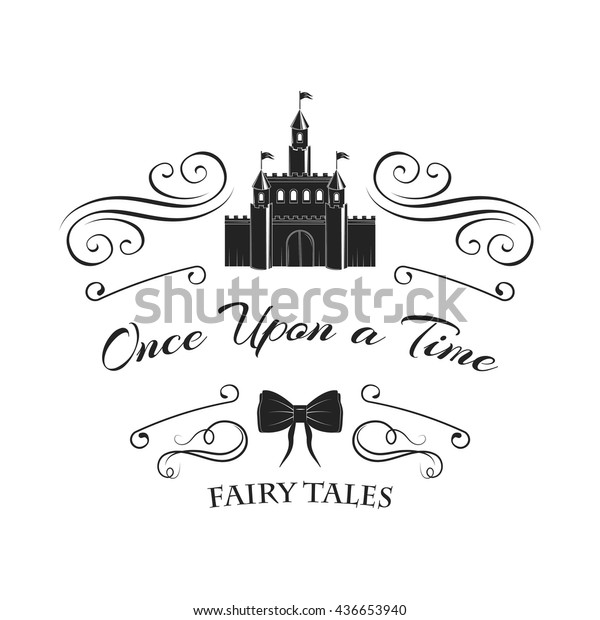 Once Upon Time Fairy Tale Castle Stock Vector (Royalty Free) 436653940