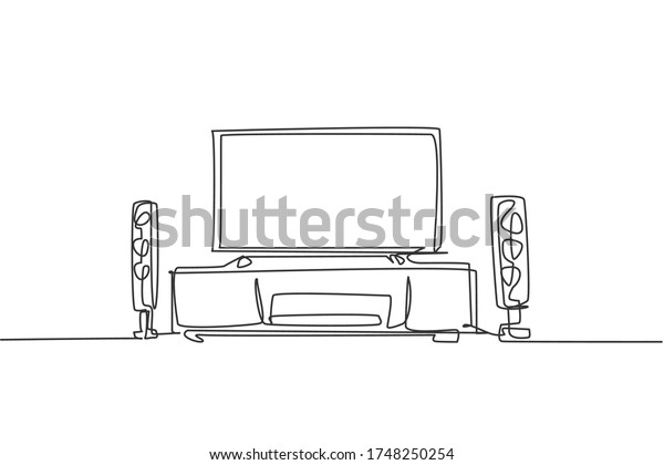 6,740 Tv Line Drawing Images, Stock Photos & Vectors | Shutterstock