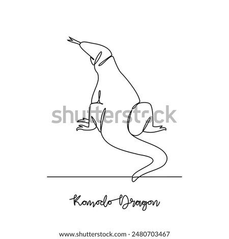 Simple Dragon Line Drawing | Free download on ClipArtMag