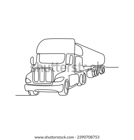 Truck Line Drawing | Free download on ClipArtMag