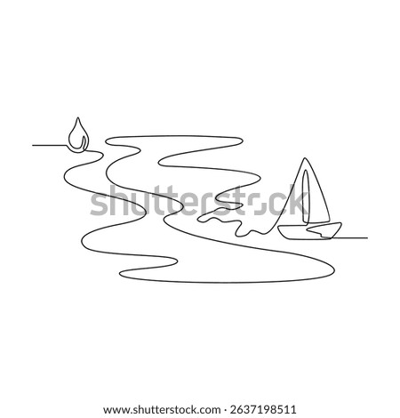 Estuary Drawing | Free download on ClipArtMag