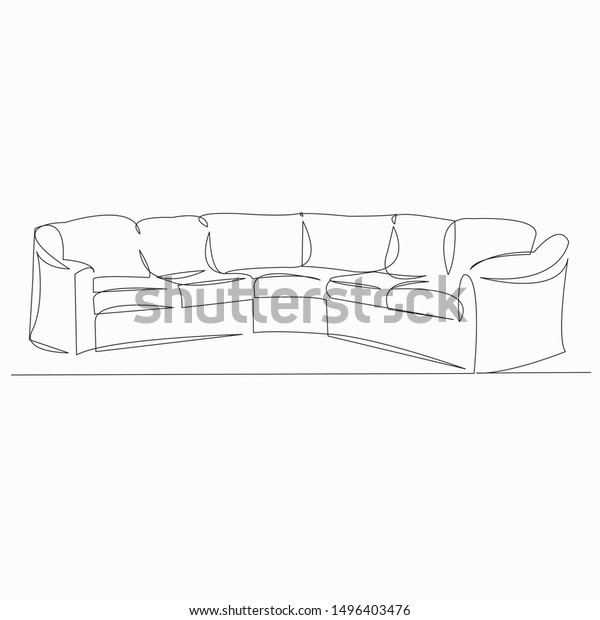 One Continuous Single Drawn Line Art: vetor stock (livre de direitos ...