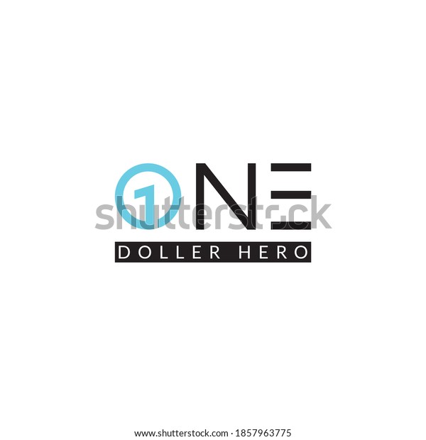 One Doller Hero Logo Templates Vector Stock Vector (Royalty Free ...