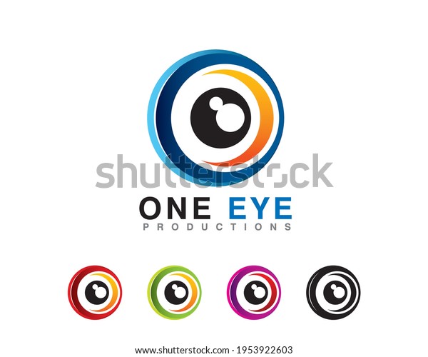 One Eye Abstract Symbolic Logo Stock Vector (Royalty Free) 1953922603 ...