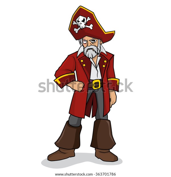 One Eye Pirate Stock Vector (Royalty Free) 363701786 | Shutterstock
