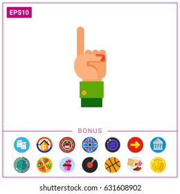 One Finger Icon Stock Vector (Royalty Free) 631608902 | Shutterstock
