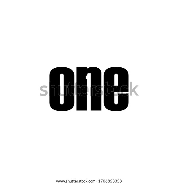 One Letter Original Monogram Logo Design Stock Vector (Royalty Free ...
