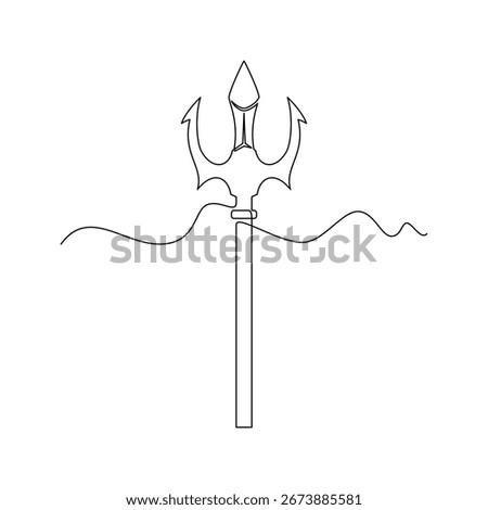 Trident Drawing | Free download on ClipArtMag