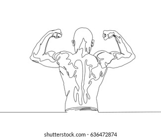264 Male muscle torso line drawing Images, Stock Photos & Vectors ...