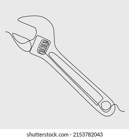 One Line Drawing Isolated Vector Object Stock Vector (Royalty Free ...
