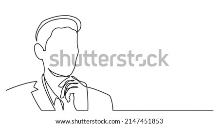 Thinking Man Drawing | Free download on ClipArtMag