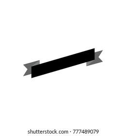 One Line Ribbon Two Layers Stock Vector (Royalty Free) 777489079 ...