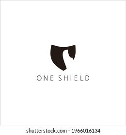 One Shield Logo One Shield Blank Stock Vector (Royalty Free) 1966016134 ...
