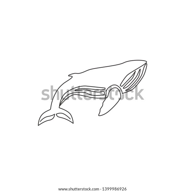 One Single Line Drawing Big Fish: เวกเตอร์สต็อก (ปลอดค่าลิขสิทธิ์ ...
