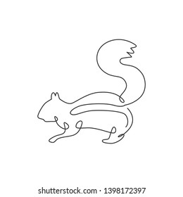 Cat Continuous Line Drawing Cat Simple Stok Vektör (Telifsiz ...