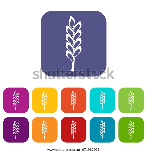 One Spike Icons Set Vector Illustration Stock Vector (Royalty Free ...