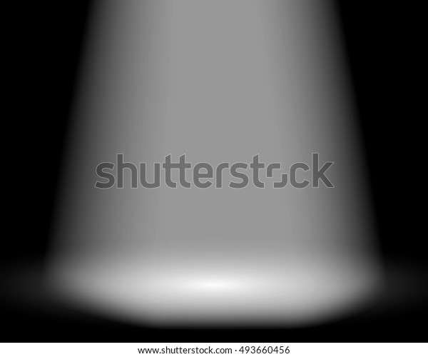 One White Light Beams On Black Stock Vector (Royalty Free) 493660456
