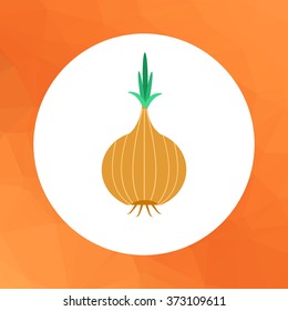 Onion Bulb Icon Stock Vector (Royalty Free) 382930201