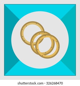 Onion Rings Icon Stock Vector (Royalty Free) 326268470 | Shutterstock