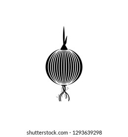 Onion Sign Thin Line Stock Vector (Royalty Free) 1293639298 | Shutterstock