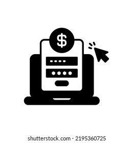 Online Banking Icon Vector Logotype Stock Vector (Royalty Free ...