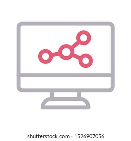 Online Bonding Colour Line Vector Icon Stock Vector (Royalty Free ...