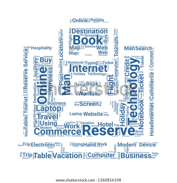 Online Booking Word Cloud Tag Cloud Stock Vector (Royalty Free ...