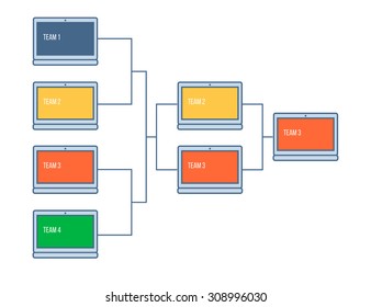 Flowchart Flow Chart Data Database Abstract Stock Vector (Royalty Free ...
