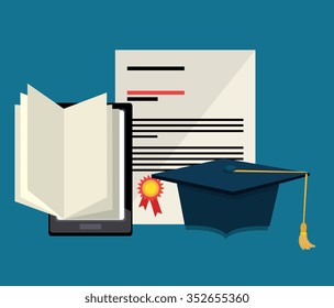 Online Learning Education Graphic Design Vector Stock Vector (Royalty ...