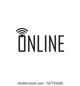 Online Network Logo Design Vector Stock Vector (Royalty Free) 767725420 ...