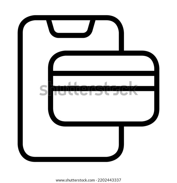 Online Payment Symbol Icon Vector Illustration Stock Vector (Royalty ...