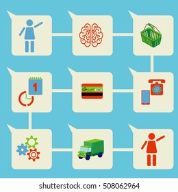 4,594 Order Flow Icon Images, Stock Photos & Vectors | Shutterstock