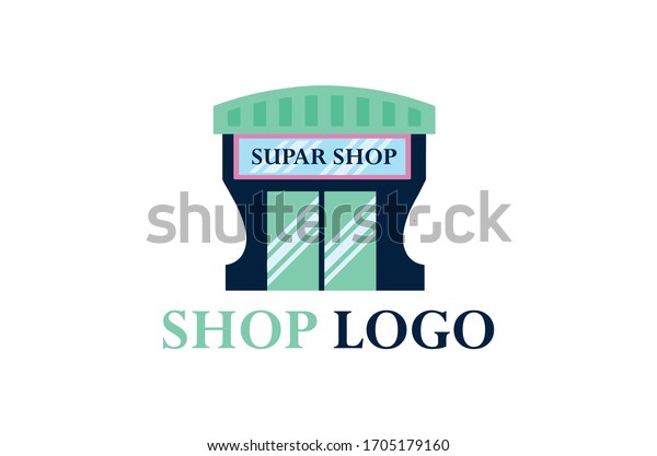 Online Super Shop Logo Template Design Stock Vector (Royalty Free ...