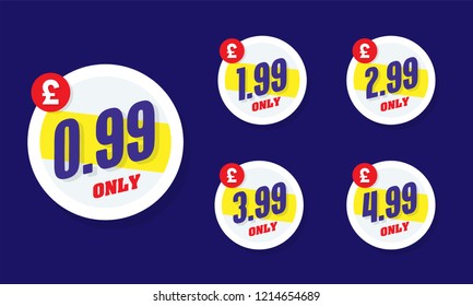 Only 99 Vector Illustration Badges Under Stock Vector (Royalty Free ...