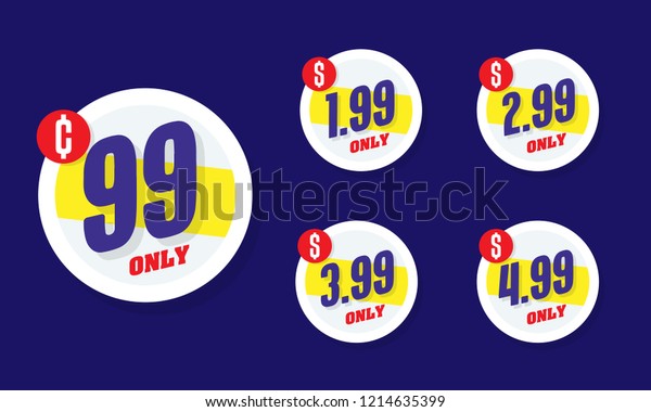Only 99 Vector Illustration Badges Under Stock Vector (Royalty Free ...