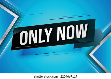 Only Now Word Concept Vector Illustration Stock Vector (Royalty Free ...