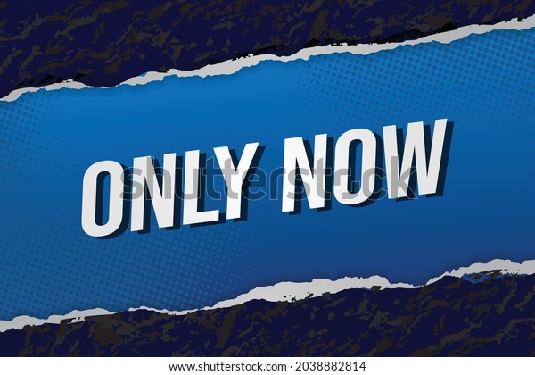 Only Now Word Concept Vector Illustration Stock Vector (Royalty Free ...
