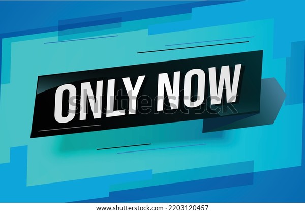 Only Now Word Concept Vector Illustration Stock Vector (Royalty Free ...