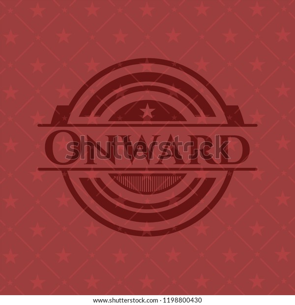 Onward Red Icon Emblem Stock Vector (Royalty Free) 1198800430 ...