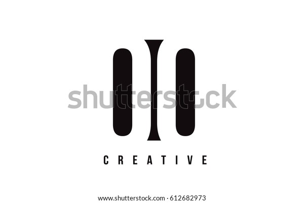 Oo O White Letter Logo Design Stock Vector (Royalty Free) 612682973 ...