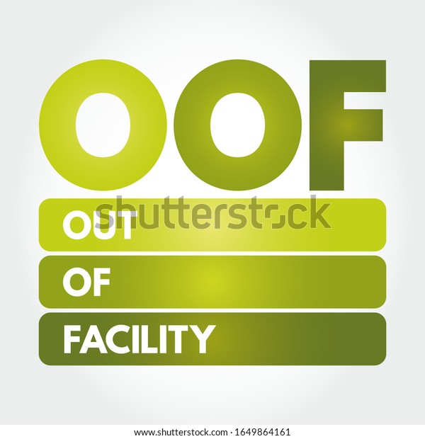 Oof Out Facility Acronym Business Concept Stock Vector (Royalty Free ...