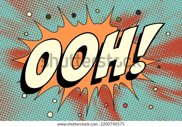Ooh Abstract Cartoon Frame Vector Background Stock Vector (Royalty Free ...