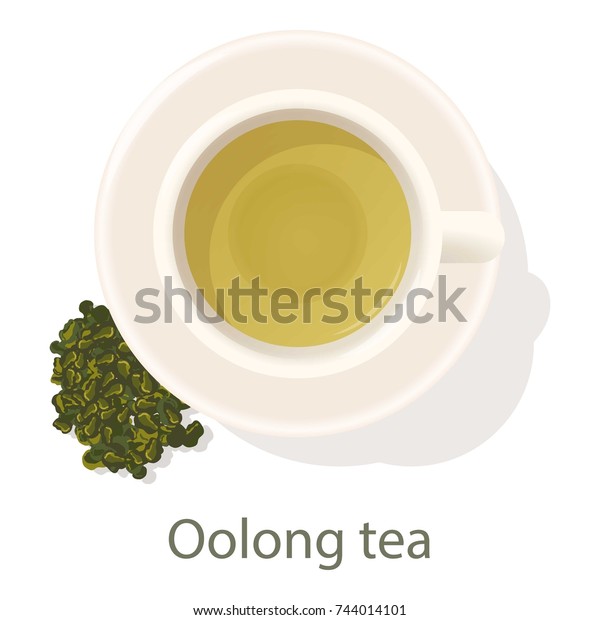 Oolong Tea Icon Cartoon Illustration Oolong Stock Vector (Royalty Free ...