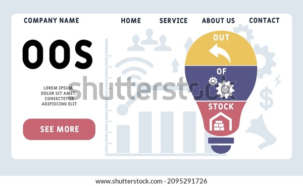 Oos Out Stock Acronym Business Concept Stock Vector (Royalty Free ... Oos Out Stock Acronym Business Concept Stock Vector (Royalty Free ...