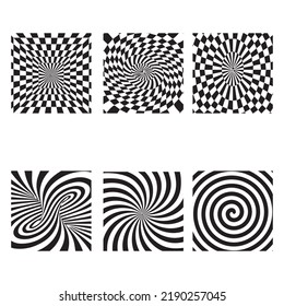 Op Art Known Optical Art Style Stock Vector (Royalty Free) 2190257045 ...