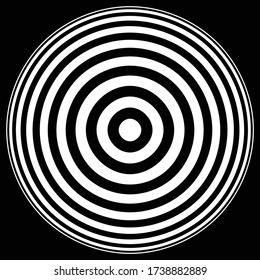 Op Art Optical Art Vector Sphere Stock Vector (Royalty Free) 1738882889 ...