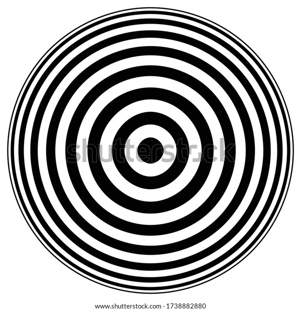 Op Art Optical Art Vector Sphere Stock Vector (Royalty Free) 1738882880 ...