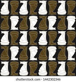 Op Art Pattern Chess Horses Stock Vector (Royalty Free) 1442302346 ...