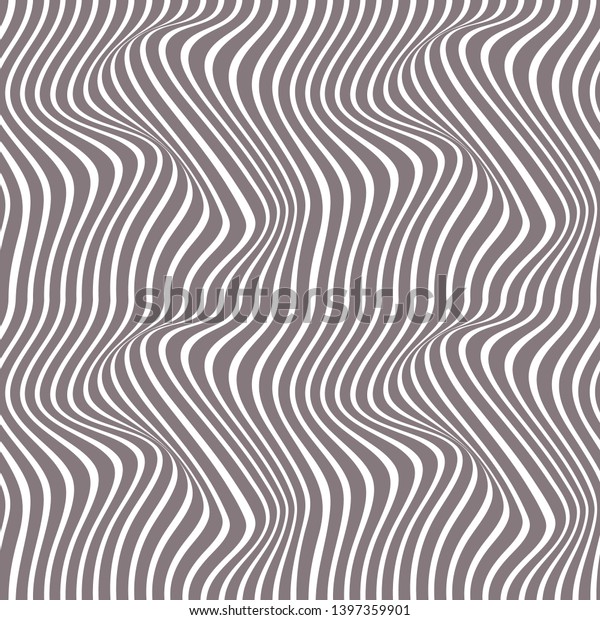 Op Art Style Narrow Lines Seamless Stock Vector (Royalty Free) 1397359901