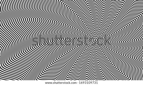 Op Background Abstract Background Hallucinations Black Stock Vector ...